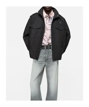 Acne Studios Cotton Satin Blouson Jacket