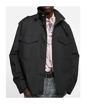 Acne Studios Cotton Satin Blouson Jacket
