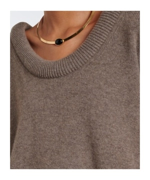LISA YANG Doria Off-shoulder Cashmere Sweater