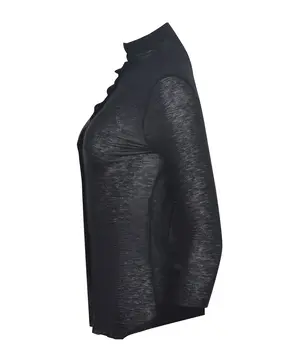 ALYSI Long Sleeve Fine-knit Top