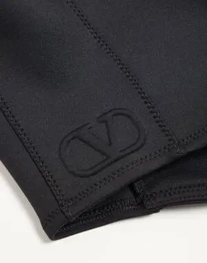 Valentino Garavani Vlogo Signature Jersey Hood With Zip
