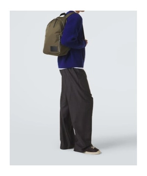 JIL SANDER Leather-trimmed Backpack