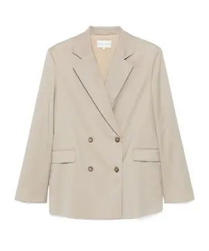 Loulou De Saison Long-sleeved Suit Jacket - Nude