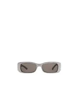 Balenciaga Rectangular Frame Sunglasses - Gray