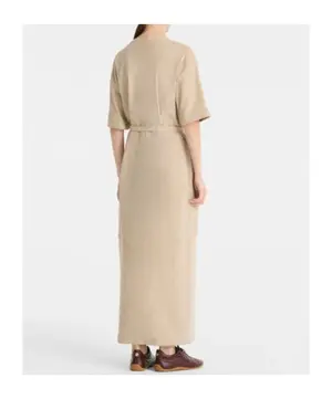 Longchamp Leather Long Dress