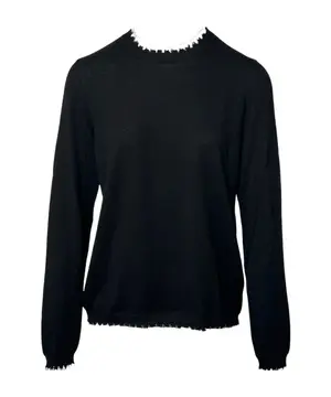 Avant Toi Long-sleeved Sweater - Black