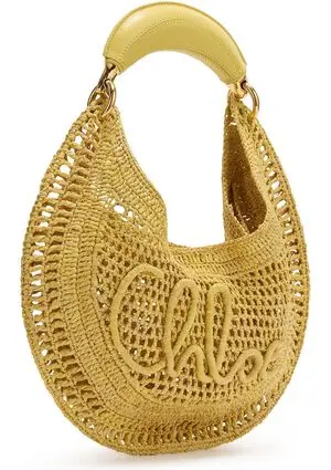 Chloé Raffia Crocheted Handbag