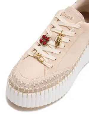 Chloé Color-block Flatform Sneakers