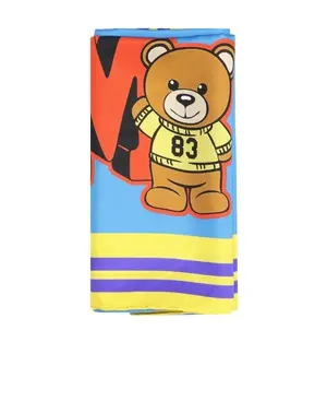 Moschino Logo Printed Scarf - Multicolor