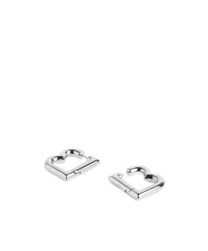 Balenciaga B Xs Earrings In Shiny