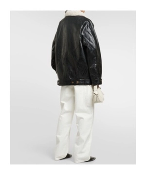 Dodo Bar Or Menash Shearling-lined Leather Jacket