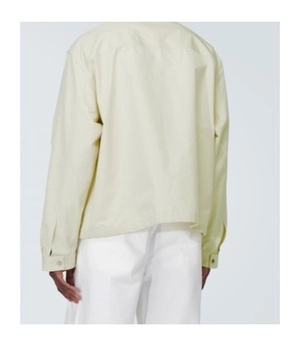 JIL SANDER Oversized Cotton Jacket With Flap Pockets