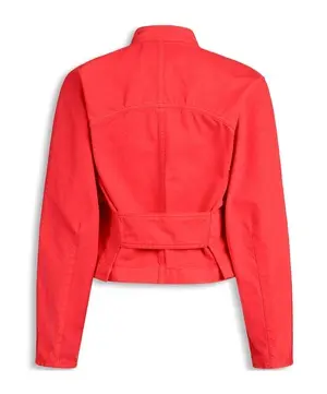 Alaïa Cowboy Stand Collar Jacket