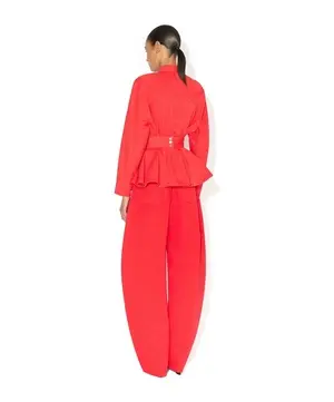 Alaïa Cowboy Stand Collar Jacket