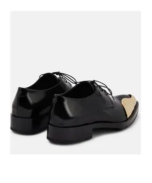 JIL SANDER Embellished Leather Derby Shoes
