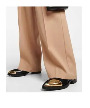JIL SANDER Embellished Leather Derby Shoes