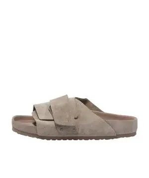 BIRKENSTOCK Suede Slip-on Sandals - Nude