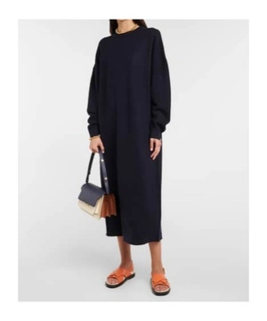 Extreme Cashmere Long Sleeve Knit Dress