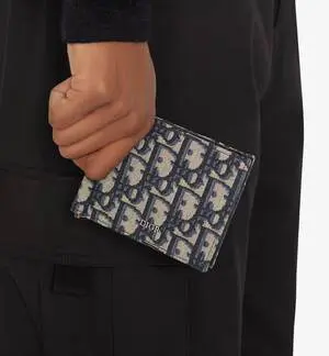 Dior Wallet With Bill Clip