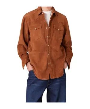 Officine Générale Overshirt Marshell - Deer