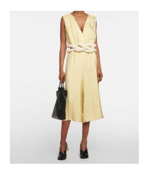 JIL SANDER Embellished Satin Jumpsuit