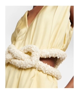 JIL SANDER Embellished Satin Jumpsuit