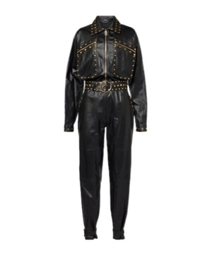 Dodo Bar Or Studded Leather Jumpsuit