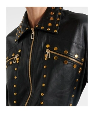 Dodo Bar Or Studded Leather Jumpsuit