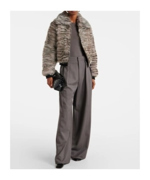 Dodo Bar Or Nia Zebra-print Shearling Bomber Jacket