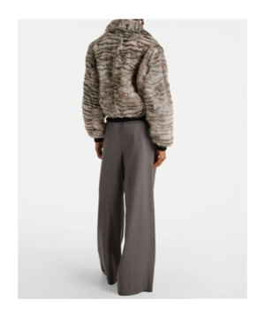 Dodo Bar Or Nia Zebra-print Shearling Bomber Jacket
