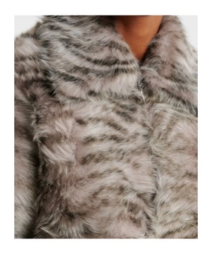 Dodo Bar Or Nia Zebra-print Shearling Bomber Jacket