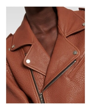 David Koma Oversized Leather Jacket