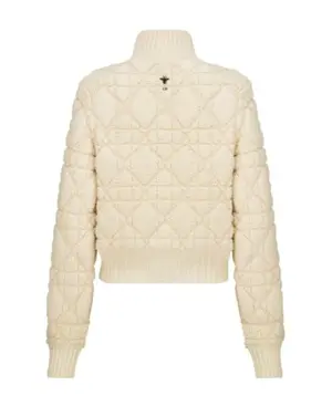 Dior Macrocannage Zipped Cardigan