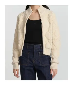 Dior Macrocannage Zipped Cardigan