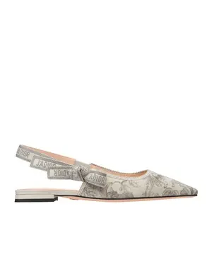 Dior J'adior Slingback Flat - White