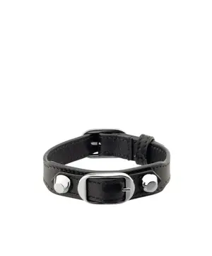 Balenciaga City Bracelet With Buckle And Studs