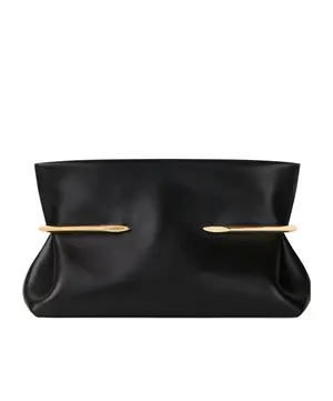 Givenchy Smooth Leather Clutch Bag - Black