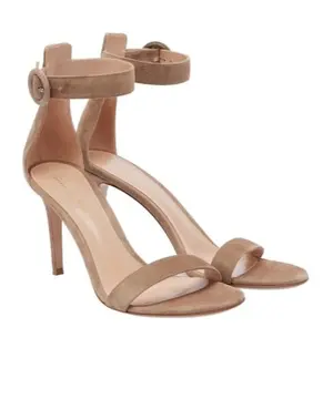 GIANVITO ROSSI Beige High-heeled Sandals - Nude