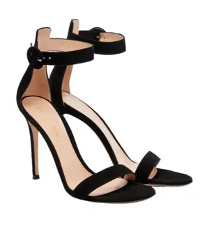 GIANVITO ROSSI Stiletto Heel Sandals - Black