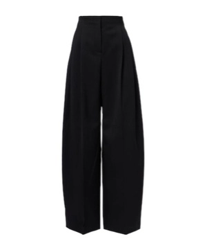 MUGLER Pleated Virgin Wool Wide-leg Pants