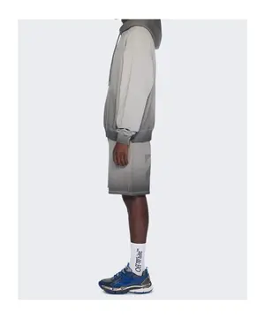 Off-White Long Sleeve Hooded Sweatshirt