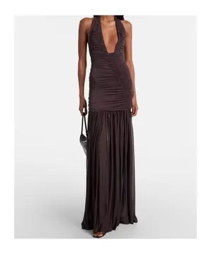 Christopher Esber Pleated Backless Dress