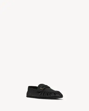 Saint Laurent Le Loafer Foldable In Eel