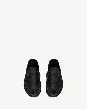 Saint Laurent Le Loafer Foldable In Eel