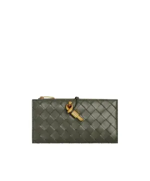 Bottega Veneta Andiamo Long Wallet - Green