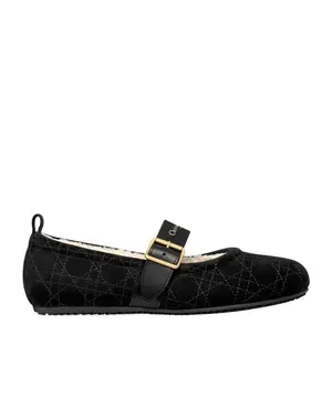 Dior Dioralps Frost Ballet Flat - Black