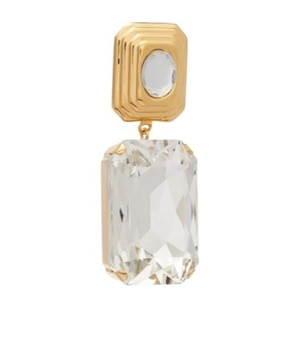 Alessandra Rich Crystal-embellished Clip-on Earrings