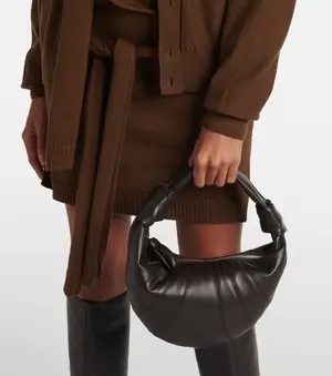 LEMAIRE Fortune Croissant Mini Shoulder Bag - Black