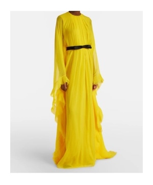 Givenchy Belted Silk Gown