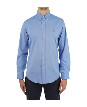 Polo Ralph Lauren Logo Embroidered Long Sleeved Shirt